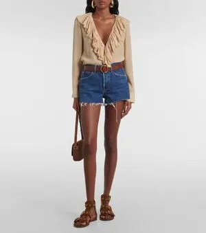 GIANVITO ROSSI Suede Sandals - Brown