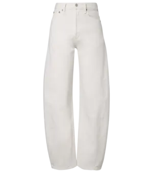 AGOLDE Luna Barrel-leg Jeans - White