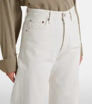 AGOLDE Luna Barrel-leg Jeans - White