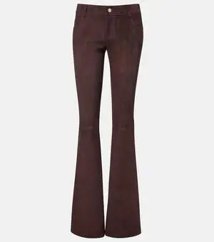 Stouls Pawlonia Suede Flared Pants