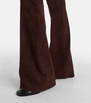 Stouls Pawlonia Suede Flared Pants