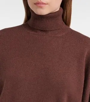 Brunello Cucinelli Cashmere Turtleneck Sweater - Brown