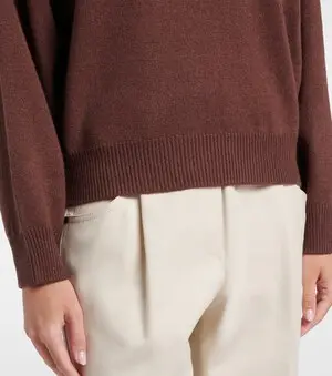 Brunello Cucinelli Cashmere Turtleneck Sweater - Brown