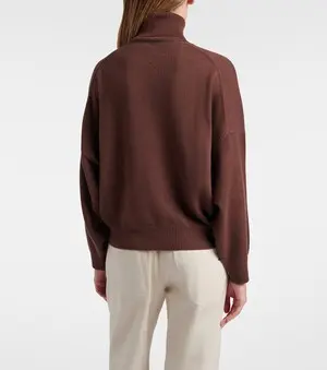 Brunello Cucinelli Cashmere Turtleneck Sweater - Brown