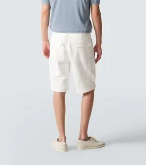 Brunello Cucinelli Cotton-blend Cargo Shorts