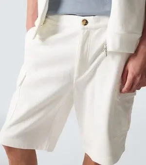 Brunello Cucinelli Cotton-blend Cargo Shorts