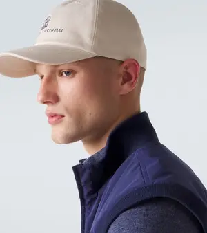 Brunello Cucinelli Baseball Cap - White