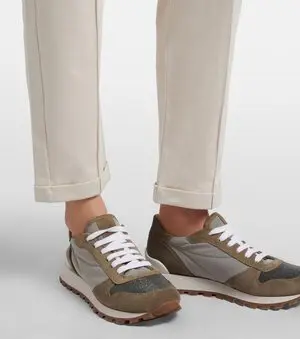 Brunello Cucinelli Monili Cotton Sweatpants