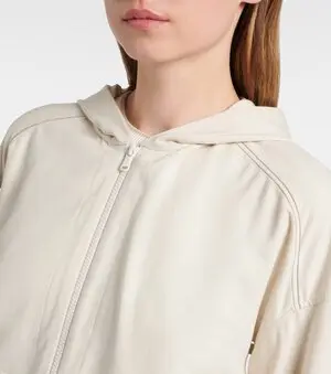 Brunello Cucinelli Monili-embellished Cotton Hoodie