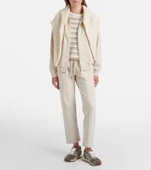 Brunello Cucinelli Monili-embellished Cotton Hoodie