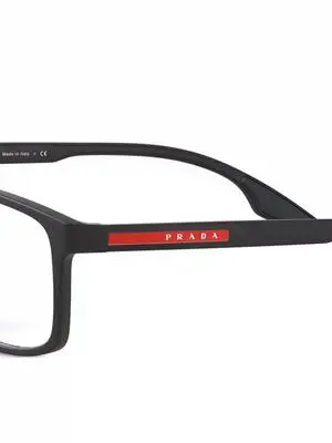 Prada Rectangle-frame Glasses - Black