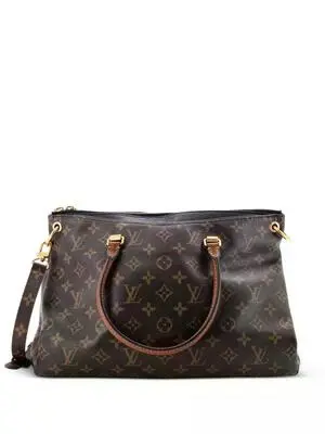LOUIS VUITTON Pallas Tote Monogram Canvas - Brown