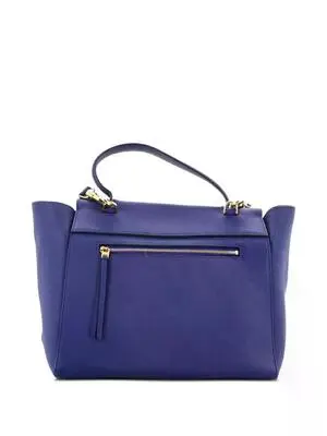 Celine Belt Bag Textured Leather Mini Shoulder Bag - Blue