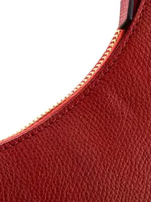 Valentino Garavani Vlogo Leather Mini Hobo Bag - Red