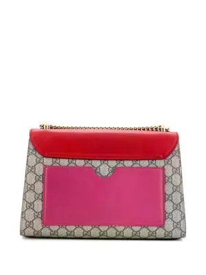 Gucci Padlock Gg Coated Canvas And Leather Shoulder Bag