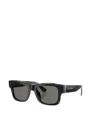 Dolce & Gabbana Square Havana Sunglasses
