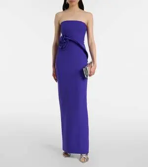Roland Mouret Floral-applique Gown