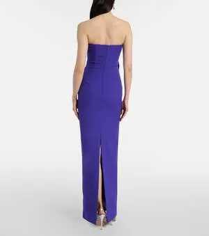 Roland Mouret Floral-applique Gown