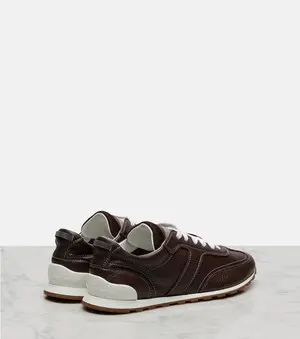 Brunello Cucinelli Monili Leather Sneakers