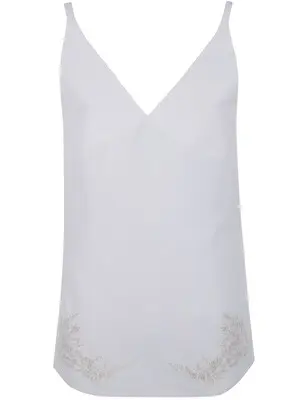 SEMICOUTURE Embroidered Linen Top