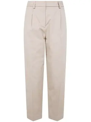 DRHOPE Elastic Waist Trousers - Yellow