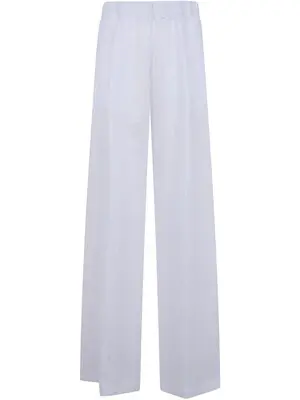 SEMICOUTURE Johnny Linen Trousers - White
