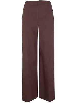 TWINSET Wide Leg Trousers - Brown