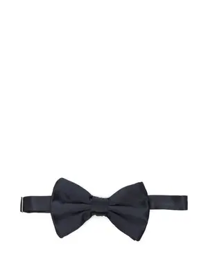Giorgio Armani Woven Bow Tie - Blue