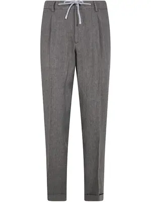 BARBA NAPOLI Roma Chino Trousers - Green