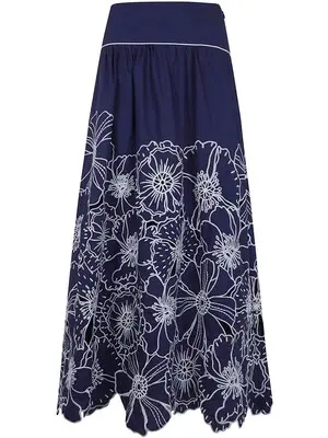 FARM Rio Embroidered Maxi Skirts