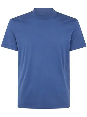 GIRELLI BRUNI Lupetto" Short Sleeves Turtleneck - Blue