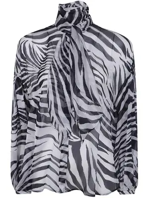 Max Mara Studio Animal Print Shirts For Women