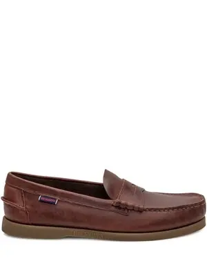 SEBAGO Dolphin Waxed Loafer - Brown