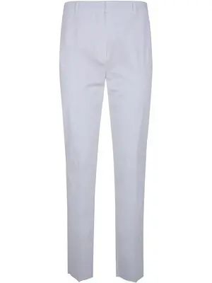 Max Mara Carpa' Stretch Popeline Trousers - White
