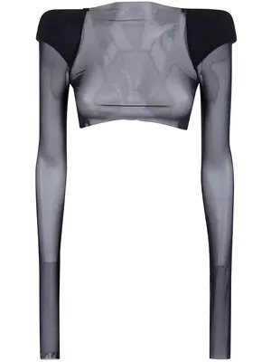 Rick Owens Helm Top T-shirt - Black