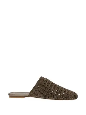 STUART WEITZMAN Marina Flat Mule - Green