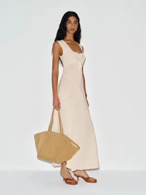 REFORMATION Saphira Lace Maxi Dress - Ivory