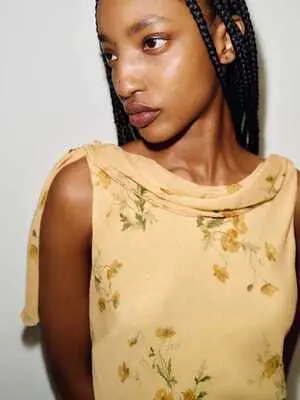 REFORMATION Oleta Midi Dress - Yellow