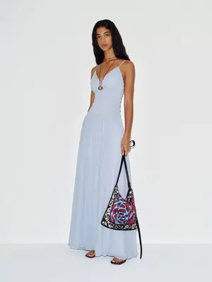 REFORMATION Fatima Maxi Dress - Blue