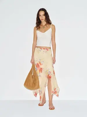 REFORMATION Liliana Skirt - Ivory