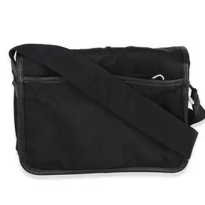 Prada Re-nylon Saffiano Double Buckle Messenger Bag