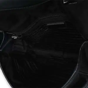 Prada Re-nylon Saffiano Double Buckle Messenger Bag