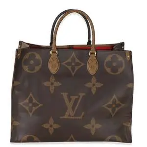LOUIS VUITTON Reverse Monogram Canvas Onthego Mm - Brown