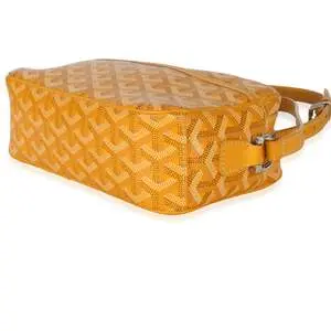 Goyard Ine Canvas Sac Cap Vert Pm - Yellow