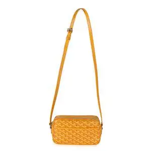 Goyard Ine Canvas Sac Cap Vert Pm - Yellow
