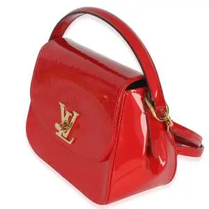 LOUIS VUITTON Monogram Vernis Pasadena Shoulder Bag - Red