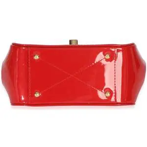 LOUIS VUITTON Monogram Vernis Pasadena Shoulder Bag - Red