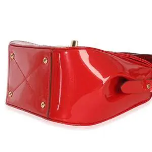 LOUIS VUITTON Monogram Vernis Pasadena Shoulder Bag - Red