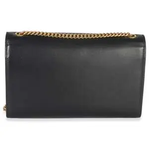 Saint Laurent Grain De Poudre Kate Chain Bag - Black