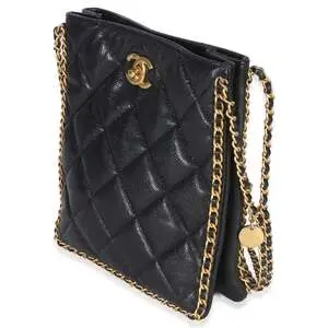 Chanel Quilted Caviar Never Ending Chain Tote